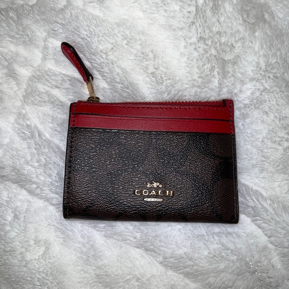 Coach | Bags | Coach Key Wallet Brown And Red Great Condition | Poshmark